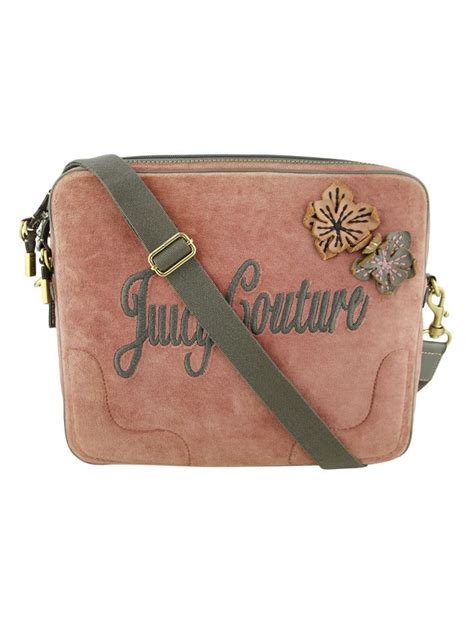 Bolsa Juicy Couture Messenger Rosa Gbk170 Original Etiqueta Única