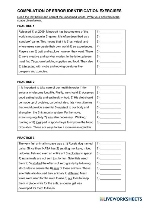 1788552 More Error Identification Exercises