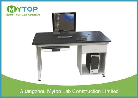 Anti Static University Laboratory Furniture Computer Lab Desk For Single Babe