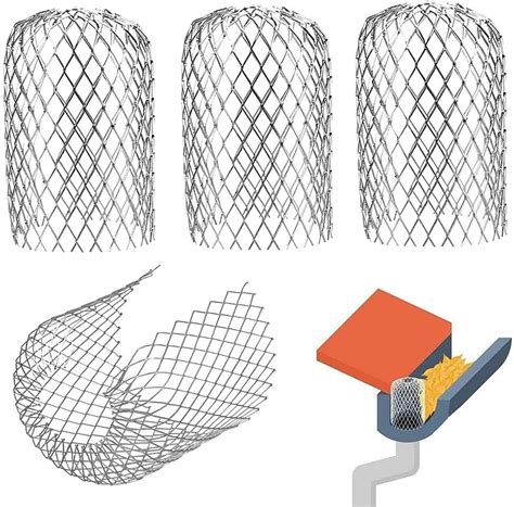 4 Stk Dachrinnenschutz Alu Anti Rost Rinnensieb Fallrohrschutz Löcher Von 2 4 Zoll50~100mm
