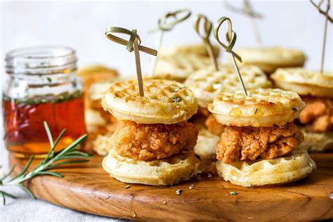 Mini Waffles And Chicken