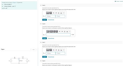 Solved Part A Calculate The Real Power Associated With Chegg Com