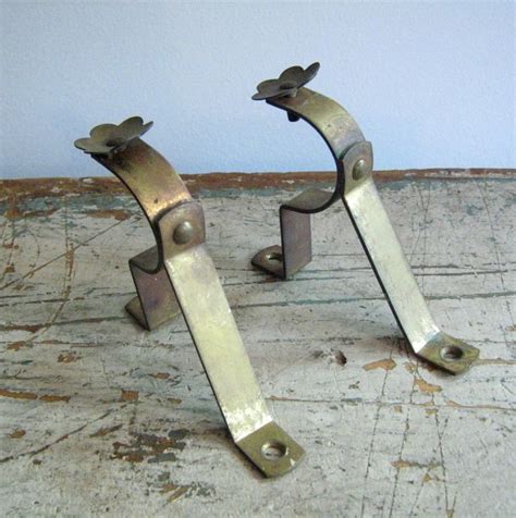 Brass Cafe Curtain Rod Brackets Home Design Ideas