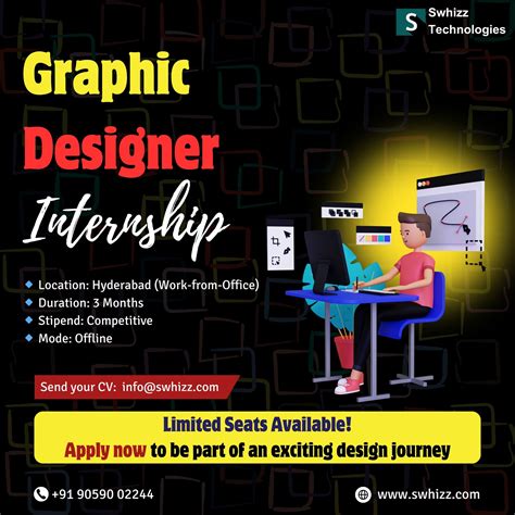 swhizz 🚀 exciting graphic designer internship opportunity at swhizz technologies 🎨 are you a