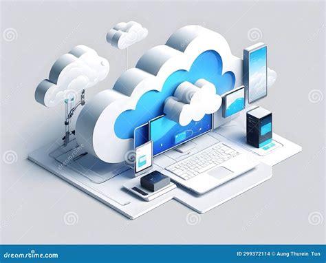 Navigating The Future Data Storage Landscape Stock Illustration Illustration Of Cyberspace