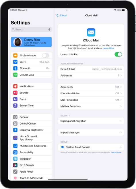 Set Up A Custom Email Domain With ICloud Mail On IPad Apple Support