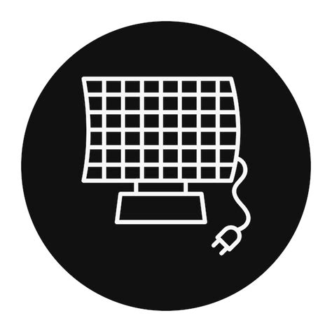 Premium Vector Solar Panel Vector Illustration