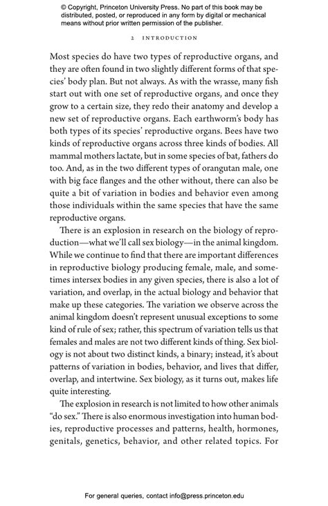 Sex Is A Spectrum Princeton University Press