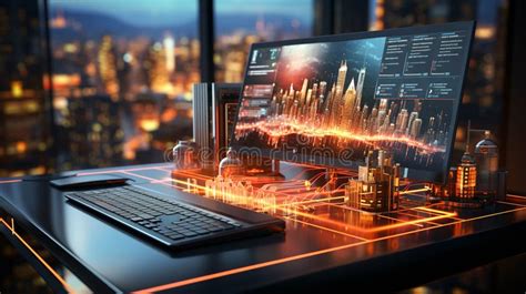 Business Intelligence And Data Analysis Concept Stock Image Image Of