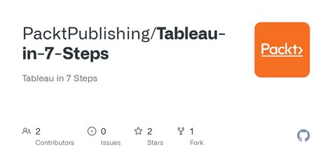 GitHub PacktPublishing Tableau In Steps Tableau In Steps