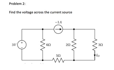 solved find the voltage across the current source