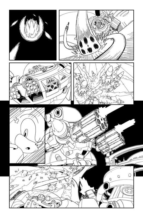 Inked Sonic Unleashed Intro Comic Celebrating Its 15th Anniversary [incomplete] Tyler J