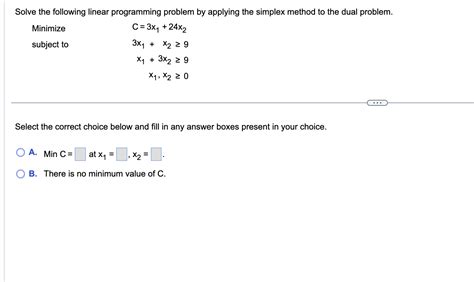 Solved Minimize Subject To
