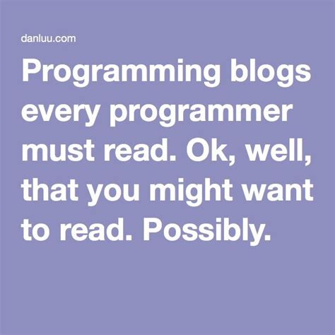 Must Read Programming Blogs For Every Programmer