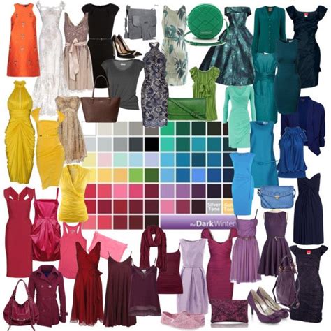 Dark Winter Color Palette Summer Outfits