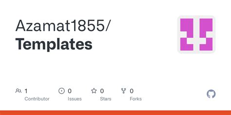 GitHub Azamat Templates
