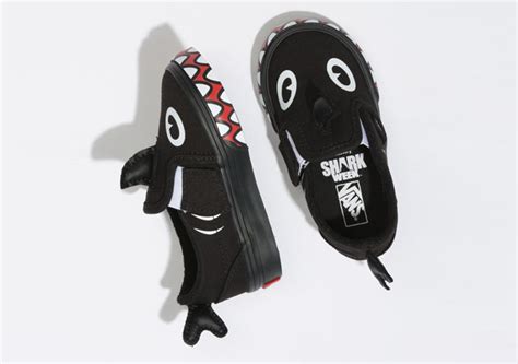 Vans Shark Week Shoes Slip On Sk8 Hi Sk8 Mid Release Info