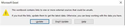 Avoiding Warning Message When Linking 2 Files • Power Query • Excel Forum