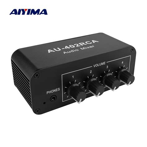 aiyima 4 way rca audio input stereo mixed output a vicedeal