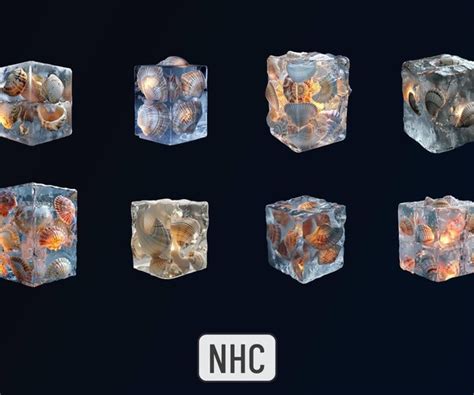 Artstation Nhc Frozen Shells Game Assets