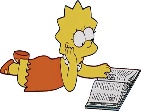 Lisa Simpson Reading Vector By Mrtoonlover83 On Deviantart