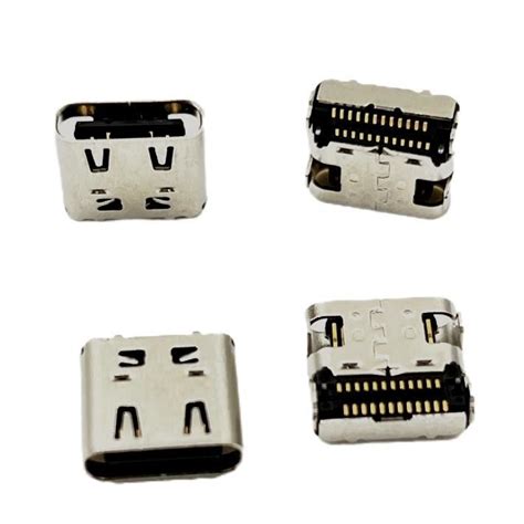 C18140 DIP SMT Right Angle Micro USB Female Socket Jack PCB 24pin Type C