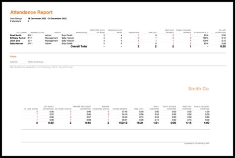Exporting Attendance Insights Reports
