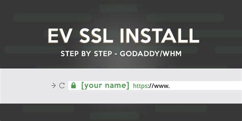 Extended Validation Ssl Certificate Install Godaddy Step By Step