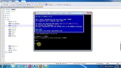 Debug First Assembly Language Program Urdu Hindi Youtube