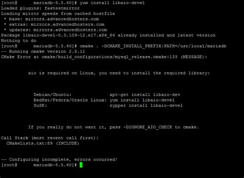 Mysql Why Does Mariadb Wrongfully Ask For Missing Component Stack