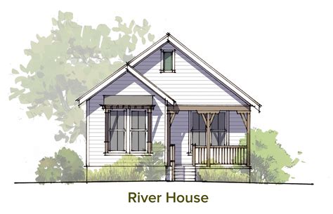 River Small House Plans With Porches Harbor River Cottage Sdc House