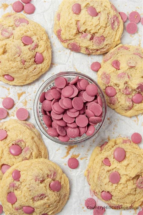 Ruby Chocolate Chip Cookies