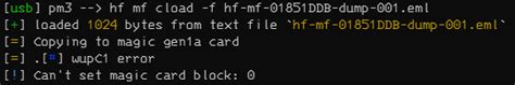 Proxmark Error To Write Mifare Classic 1k To Chameleonultra · Issue 55