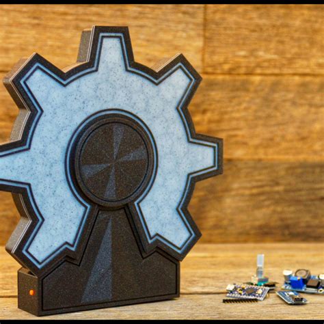 3d Printable Open Source Hardware Logo Led Lamp By Trent