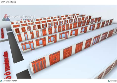 Thư Viện Revit Tổng Hợp Toàn Bộ Về Cửa Gỗ Các Loại Chuẩn Chỉnh Nhất