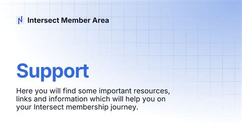 Support Intersect Member Area