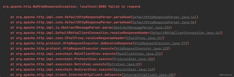 Client遭遇connection Reset异常分析（浅析部分源码）resttemplate 报错connection Reset处源码 Csdn博客