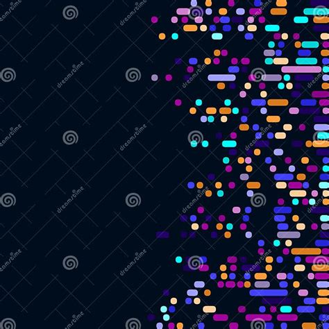 Abstractly Arranged Dots On Blue Background Stock Vector Illustration Of Science Link 254568557