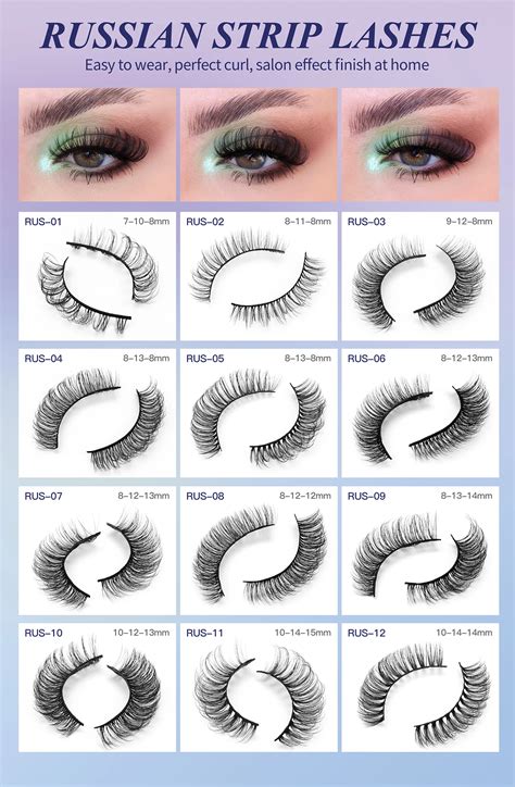 Wholesale Dd Curl Russian Strip Eyelashes Faux Mink Volume Lashes Russian Strip Lashes