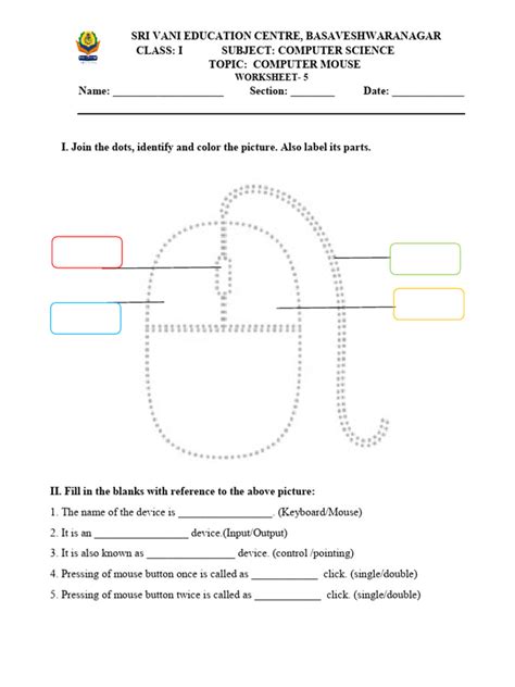 Cl 1 Computer Worksheet Pdf
