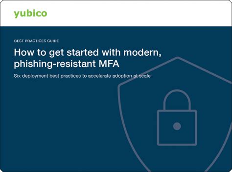 How To Get Started With Modern Phishing Resistant Mfa Yubico