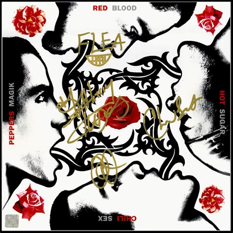Red Hot Chili Peppers Blood Sugar Sex Magik Gold Lp Limited Signature
