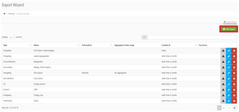 export wizard