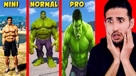 قوی ترین هالک دنیا شدم من 😯 جی تی ای وی Youtube
