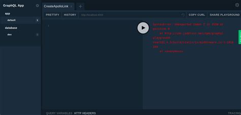 unexpected token i in json at position 0 · issue 32 · howtographql react apollo · github