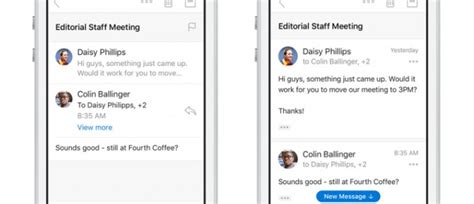 Microsoft Outlook For Android And IOS Gets Redesigned Conversations And Navigation GSMArena
