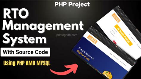 Rto Management System Using Php And Mysql