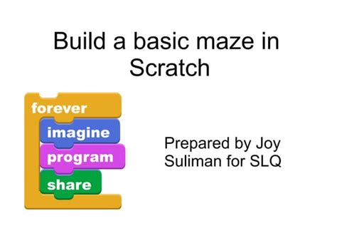 build a basic maze in scratch v1 pdf programming languages