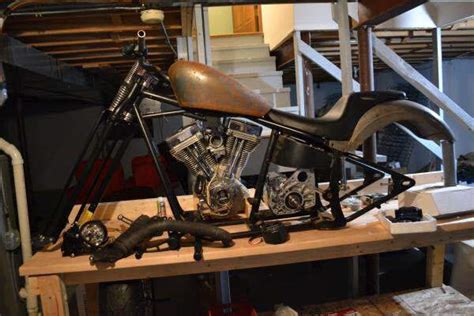 Harley Davidson Softail Rolling Chassis With Motor