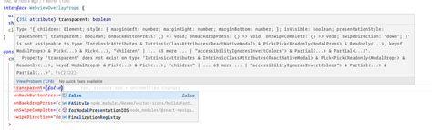 Why Do I Get The Warning That Transparent Value Is Not Supported Issue React Native